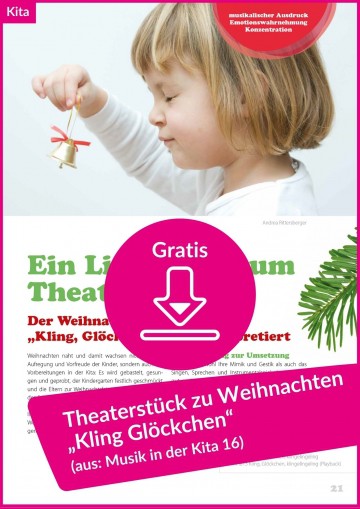 Gratis-Download: Theaterstück Weihnachten - Kindergarten - Lugert Verlag